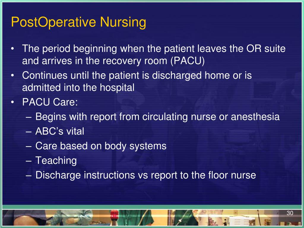 PPT - Nursing Care of the Surgical Patient PowerPoint Presentation ...