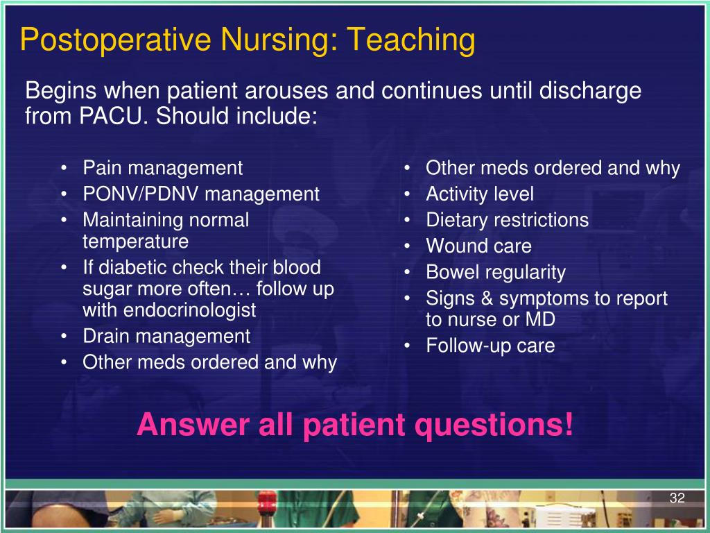 PPT - Nursing Care of the Surgical Patient PowerPoint Presentation ...