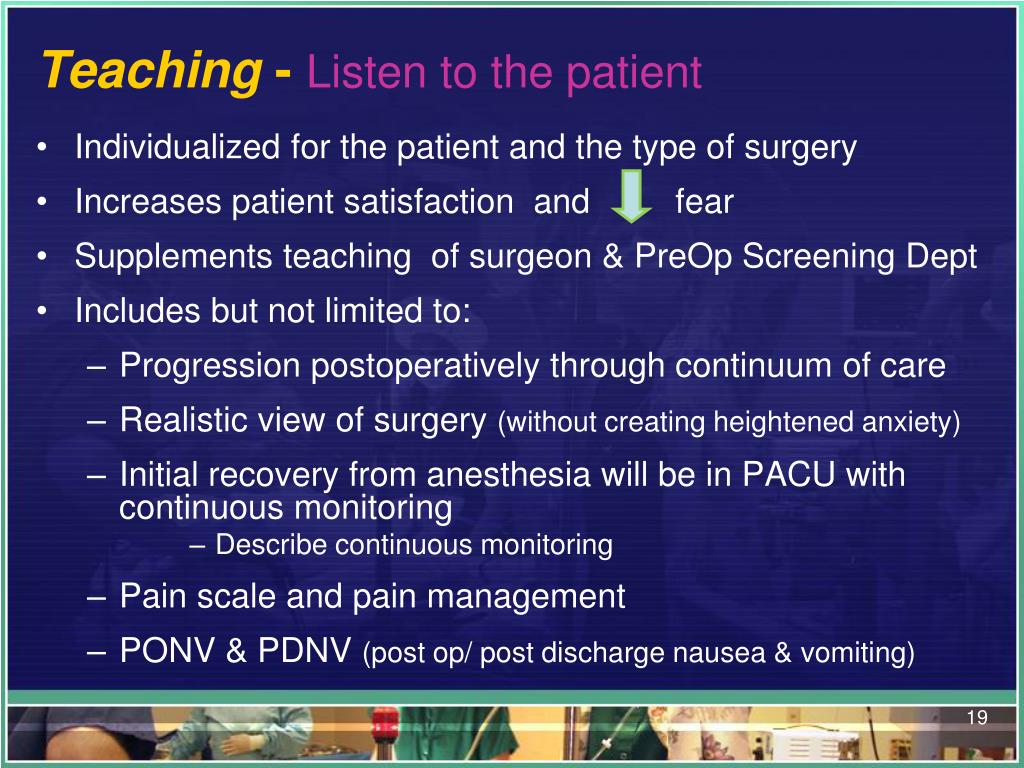 PPT - Nursing Care of the Surgical Patient PowerPoint Presentation ...