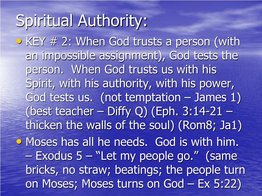 PPT - The Umbrella of Spiritual Authority: PowerPoint Presentation ...