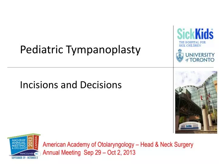 PPT - Pediatric Tympanoplasty PowerPoint Presentation, free download ...