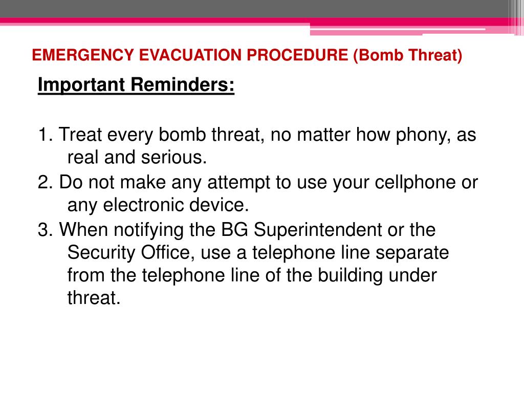 Ppt Emergency Evacuation Procedure Powerpoint Presentation Free