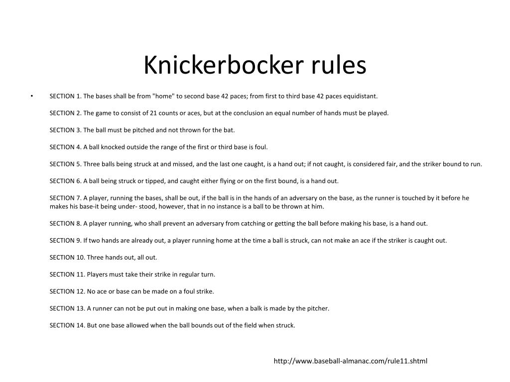 PPT - Evolution of Baseball Rules and Professional Game PowerPoint ...