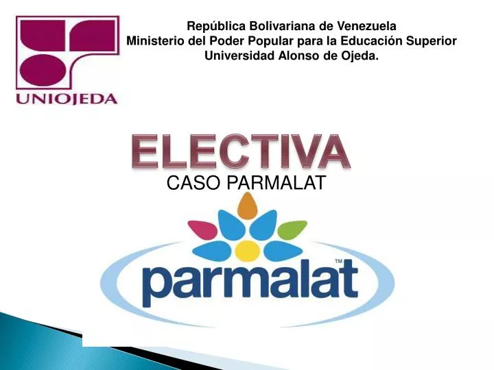 PPT - República Bolivariana de Venezuela Ministerio del Poder Popular ...
