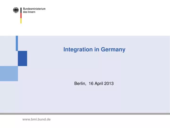 PPT - Integration in Germany PowerPoint Presentation, free download ...