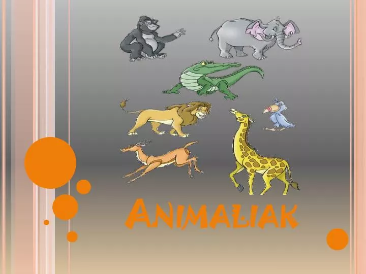 PPT - Animaliak PowerPoint Presentation, free download - ID:2190640