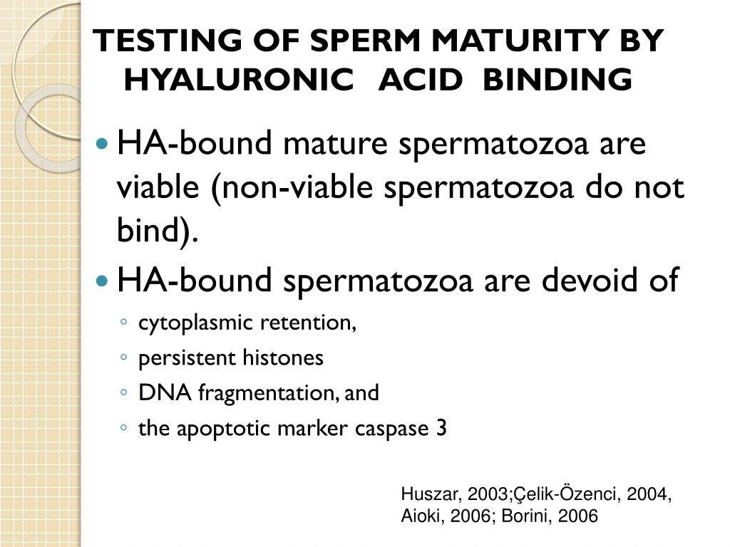 PPT - THE NOVEL METHOD FOR MATURE SPERM SELECTION IN ICSI (PICSI –DISH ...