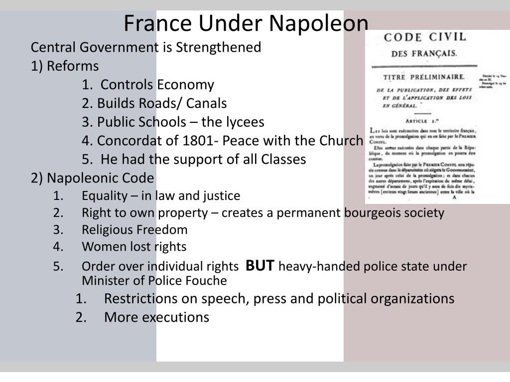 PPT - Napoleon Bonaparte - 1769-1821 - Day 2 PowerPoint Presentation ...