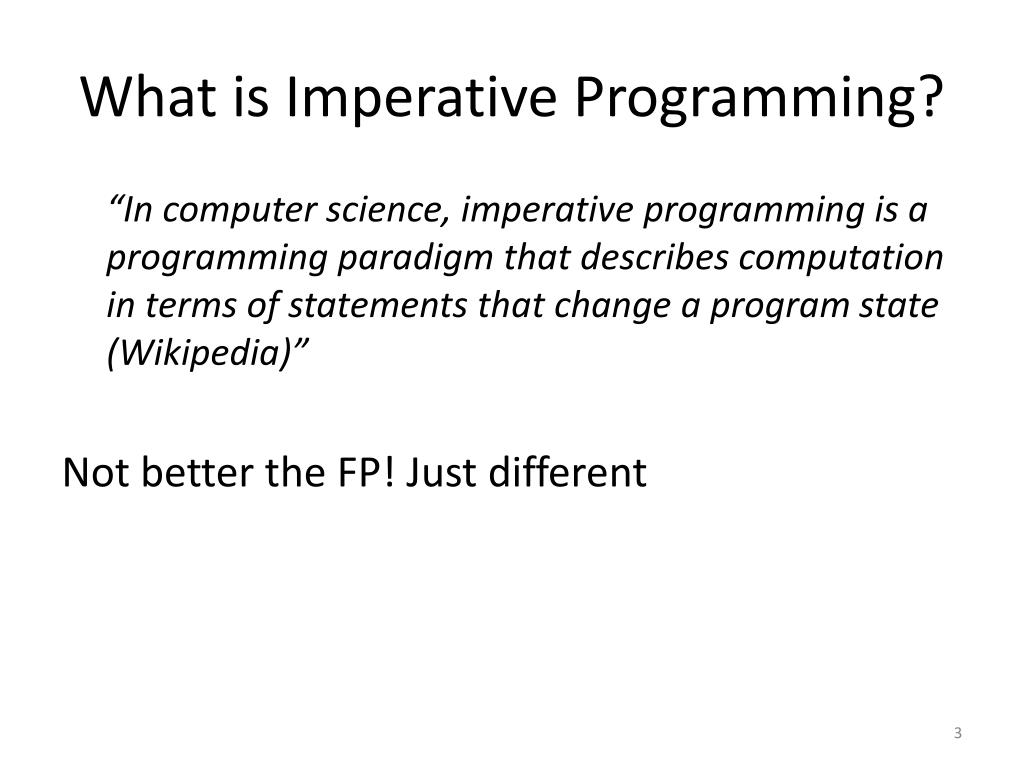 PPT - Imperative Programming Chapter 6 PowerPoint Presentation, free ... PPT - Imperative Programming Chapter 6 PowerPoint Presentation, free ...