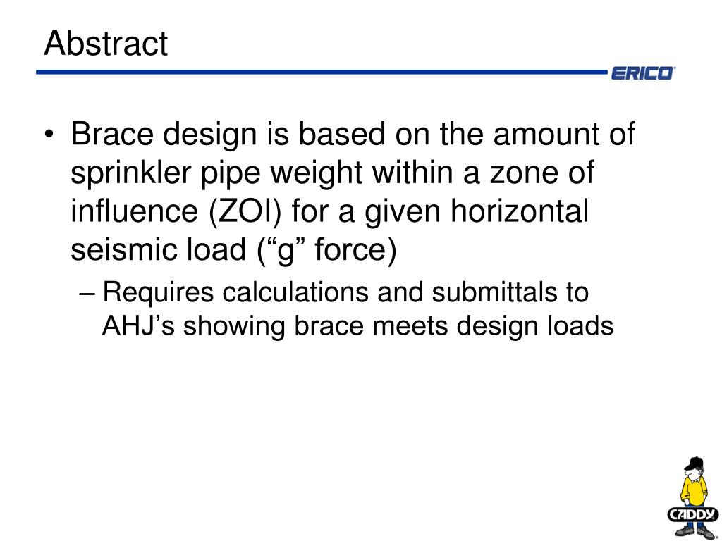 PPT - Fire Sprinkler Earthquake Protection – Sway Bracing PowerPoint ...