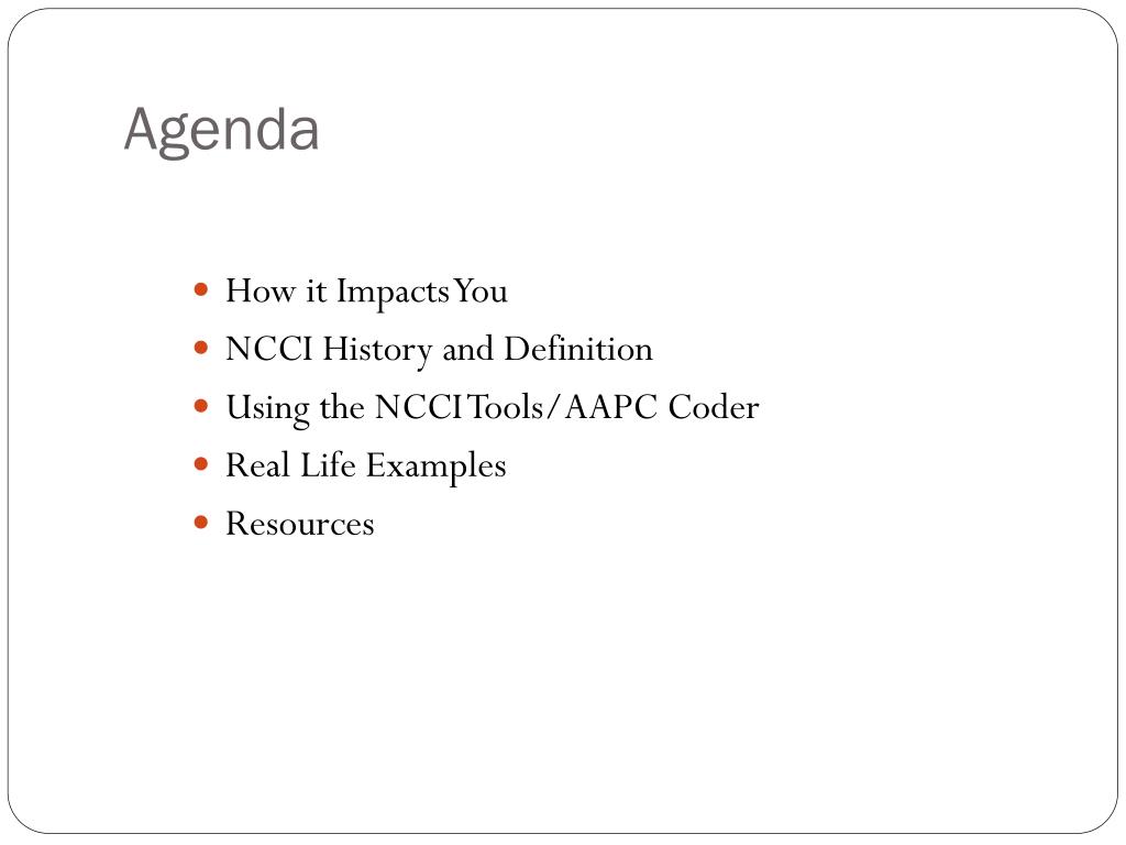 Ppt How To Use The National Correct Coding Initiative Ncci Tools