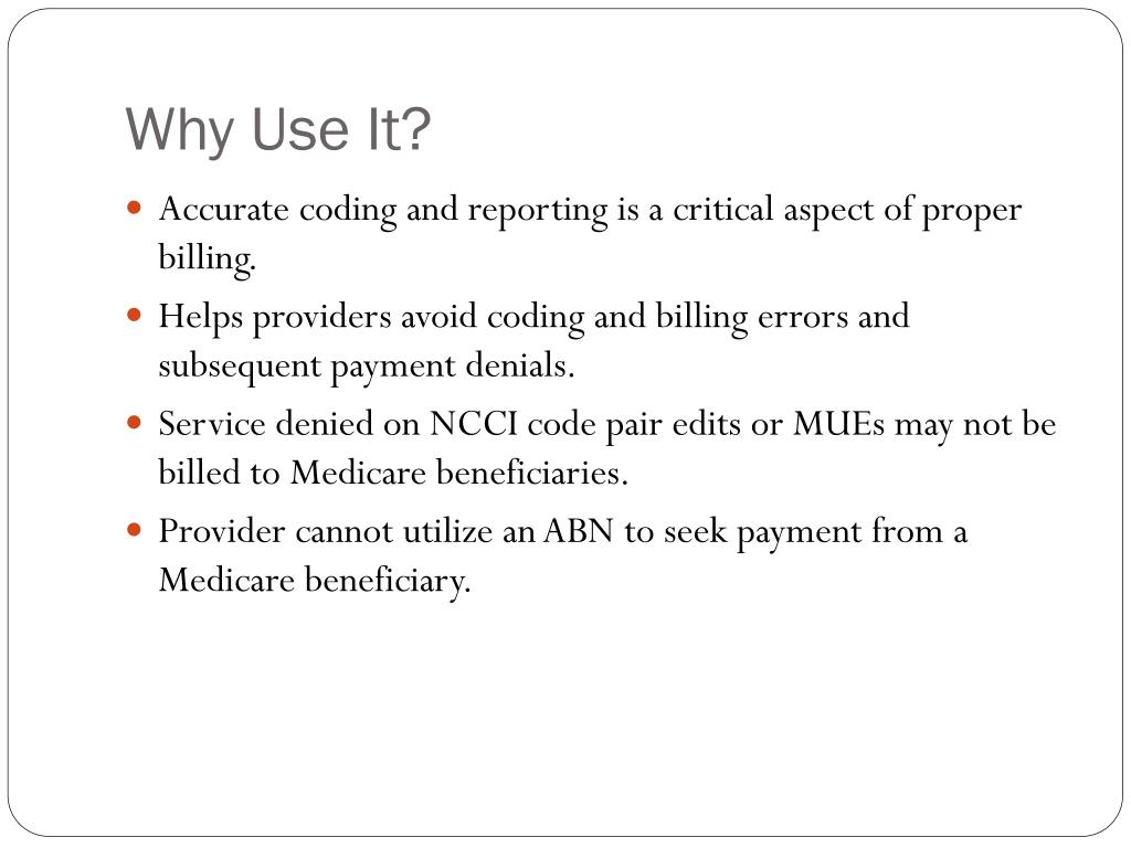 Ppt How To Use The National Correct Coding Initiative Ncci Tools