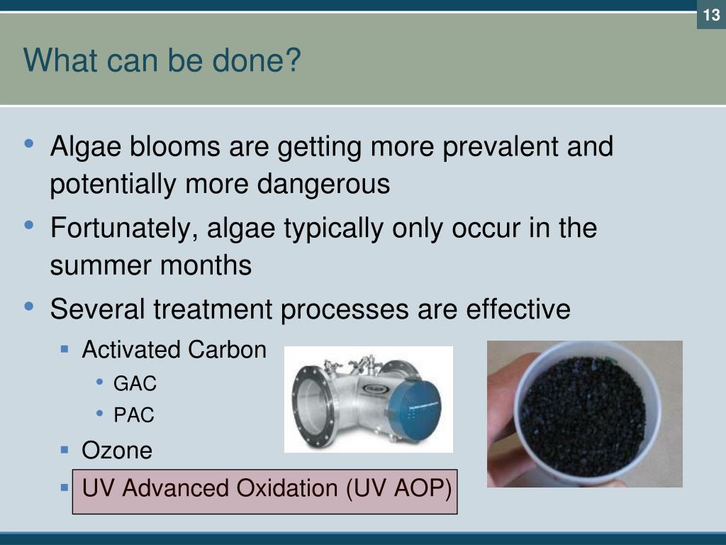 PPT - UV Advanced Oxidation for Treatment of Taste and Odor and Algal ...