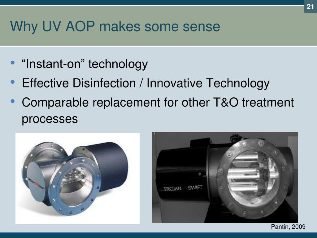 PPT - UV Advanced Oxidation for Treatment of Taste and Odor and Algal ...