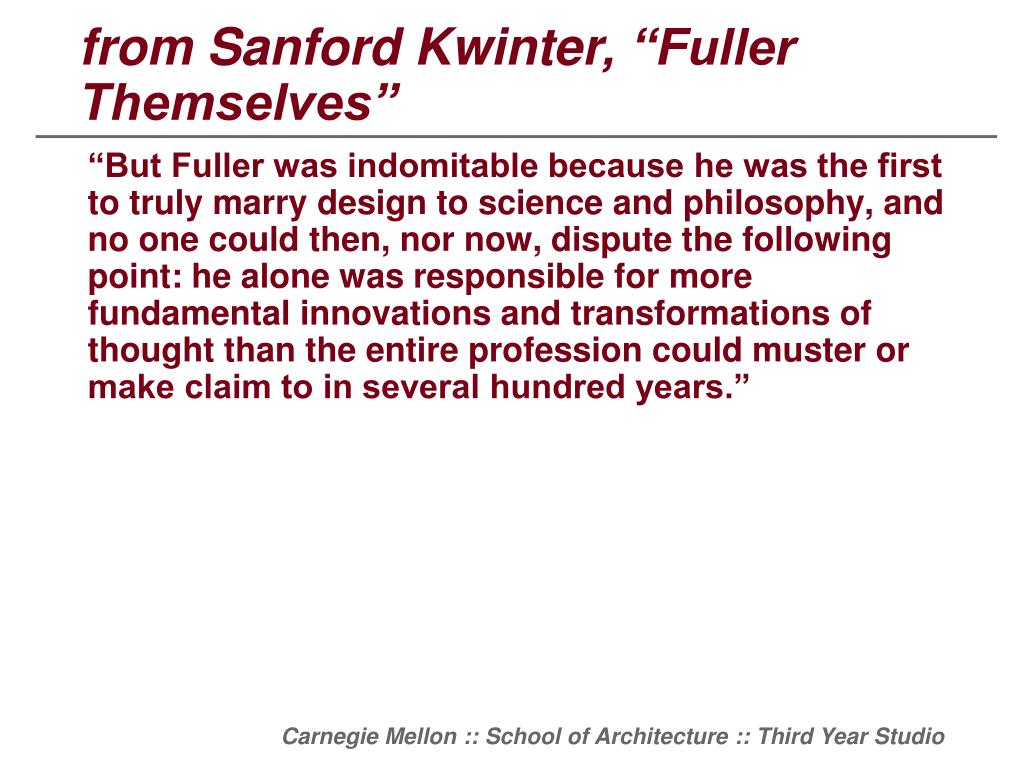 PPT - R . Buckminster (Bucky) Fuller PowerPoint Presentation, free ... PPT - R . Buckminster (Bucky) Fuller PowerPoint Presentation, free ...