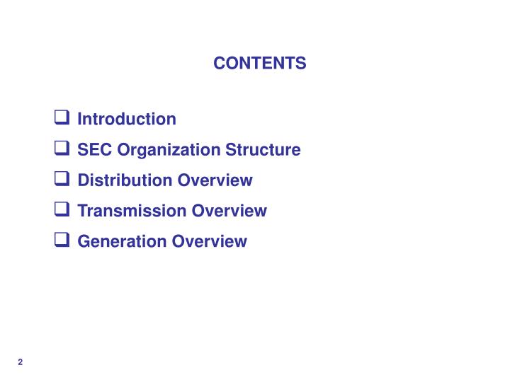 PPT - SAUDI ELECTRICITY COMPANY (SEC) SAUDI ARABIA PowerPoint ...