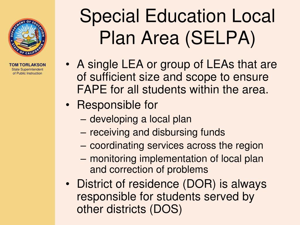 PPT - California Department of Education Special Education Division ...