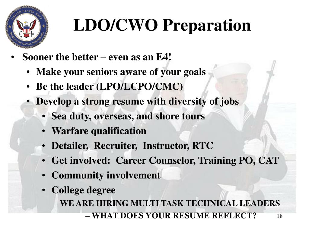 PPT - Limited Duty Officer Chief Warrant Officer Applicant Brief 2013 ...