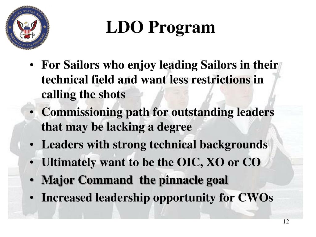 PPT - Limited Duty Officer Chief Warrant Officer Applicant Brief 2013 ...