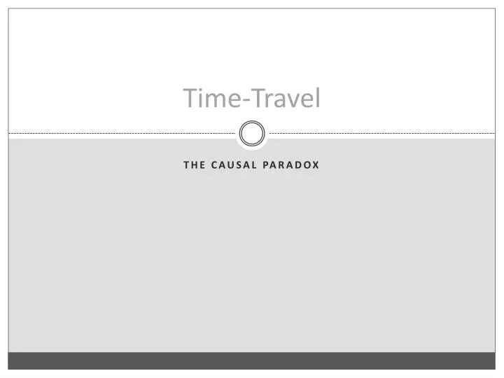 PPT - Time-Travel PowerPoint Presentation, free download - ID:2192414