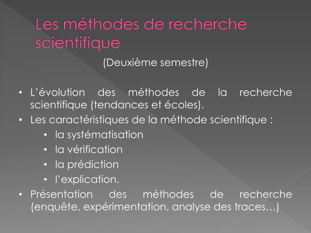 PPT - Méthodologie de la recherche universitaire PowerPoint Presentation - ID:2192452