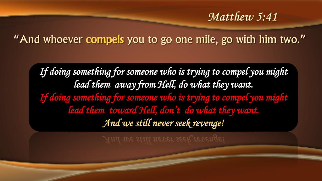 PPT - The Sermon on the Mount: Jesus rebuilds the Moral Law (Matthew 5: ...