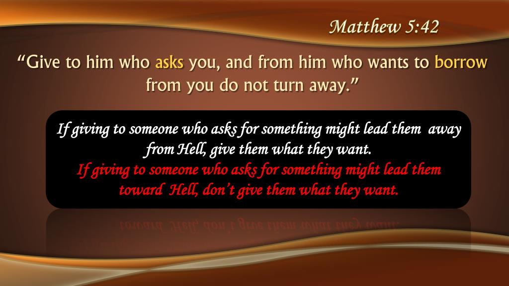 PPT - The Sermon on the Mount: Jesus rebuilds the Moral Law (Matthew 5: ...