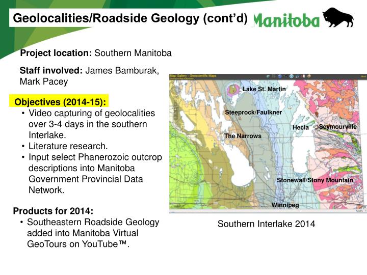 PPT - Manitoba Geological Survey: Sedimentary Geoscience Projects ...