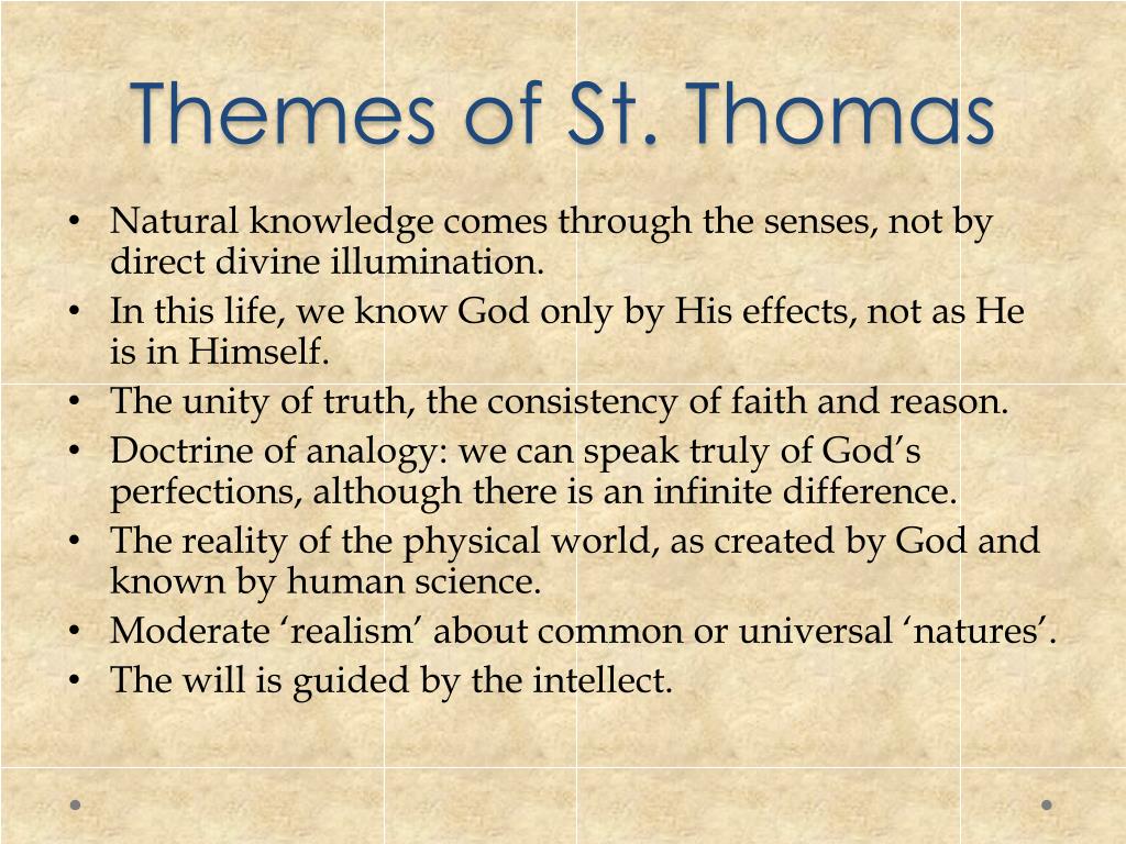 Ppt An Introduction To St Thomas Aquinas Powerpoint Presentation