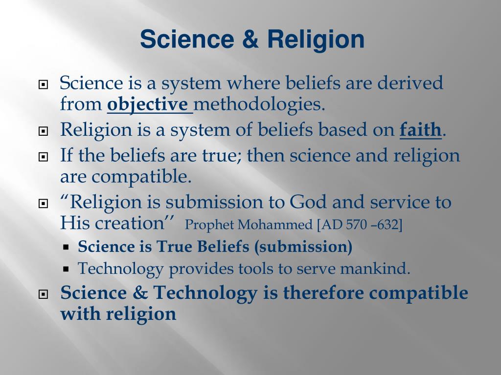 PPT - The Role of Science and Faith in the Human Mission PowerPoint ...