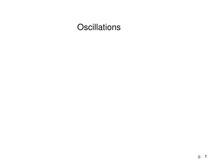 PPT - Oscillations PowerPoint Presentation, free download - ID:2194273