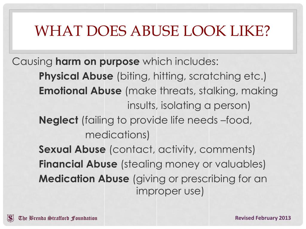 PPT - Resident Abuse & Protection for persons in care act PowerPoint ...