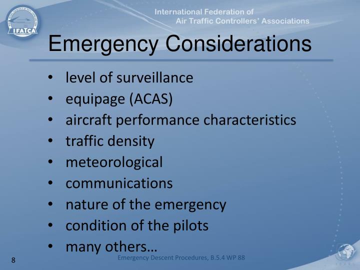 PPT - Emergency Descent Procedures PowerPoint Presentation - ID:2195231