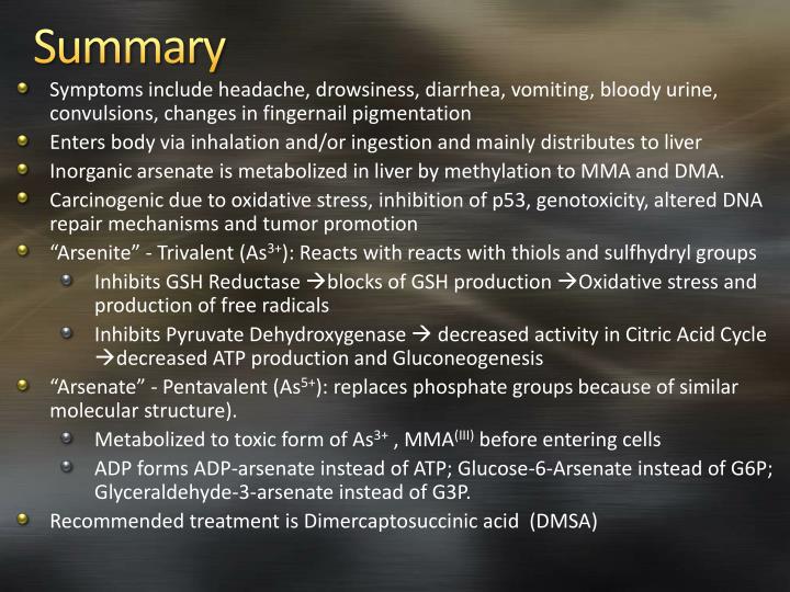 PPT - Arsenic Poisoning PowerPoint Presentation - ID:2195570