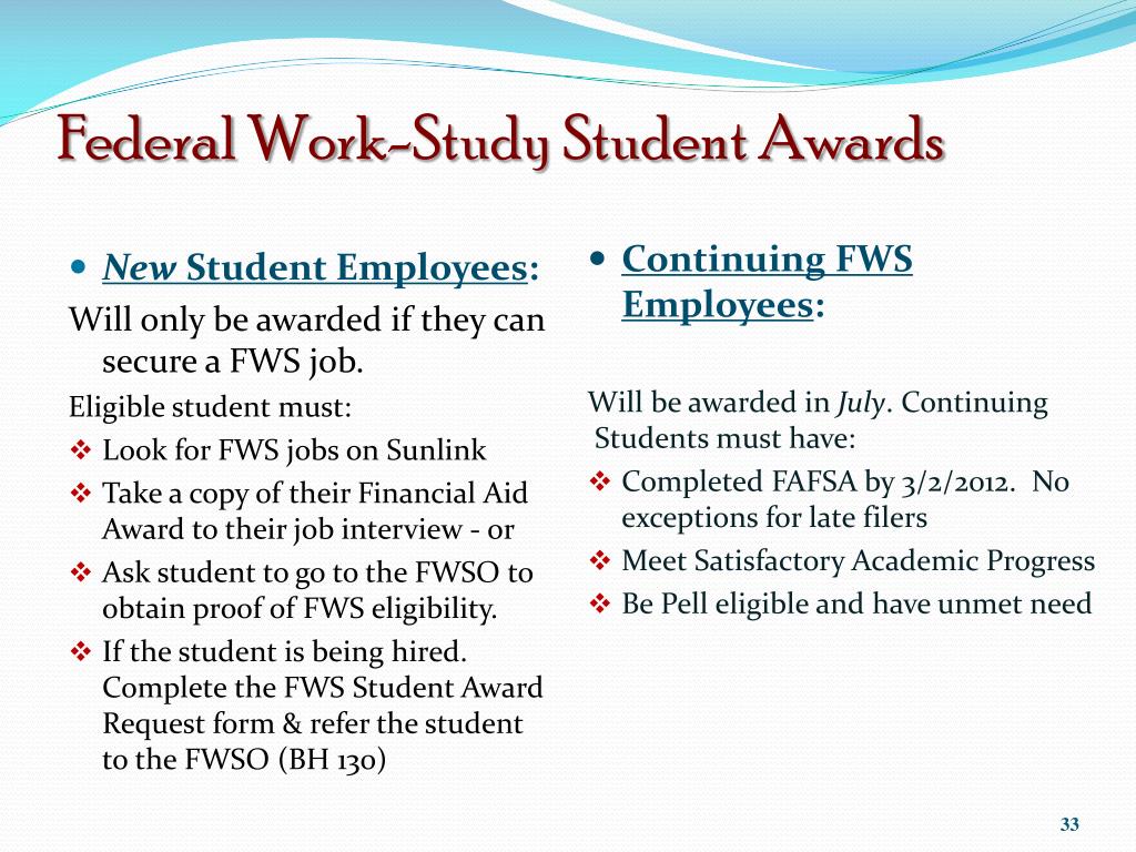 PPT - Federal Work-Study 2013/2014 Online Annual Meeting PowerPoint ...