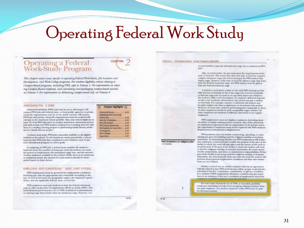PPT - Federal Work-Study 2013/2014 Online Annual Meeting PowerPoint ...