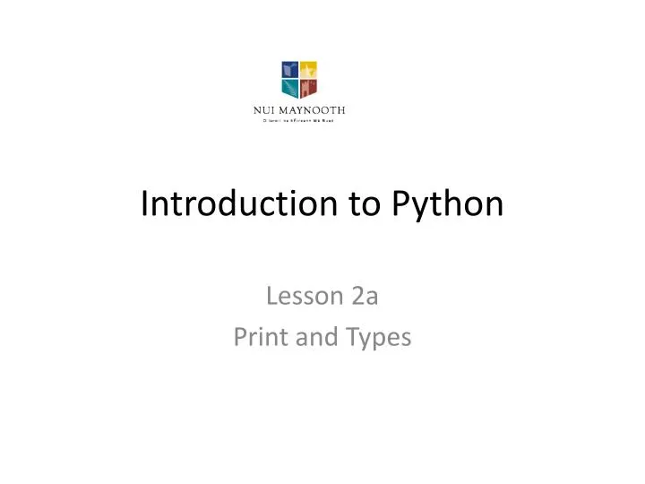 PPT - Introduction to Python PowerPoint Presentation, free download ...