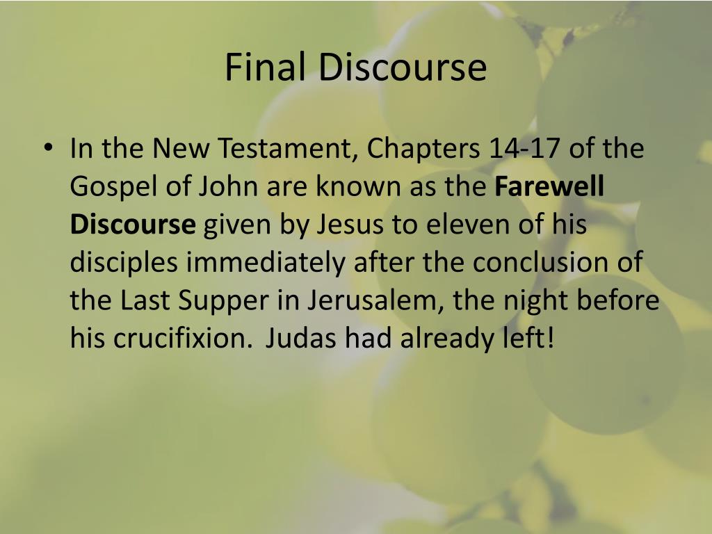 PPT - Saint John’s Gospel The Book of Glory and The Epilogue PowerPoint ...