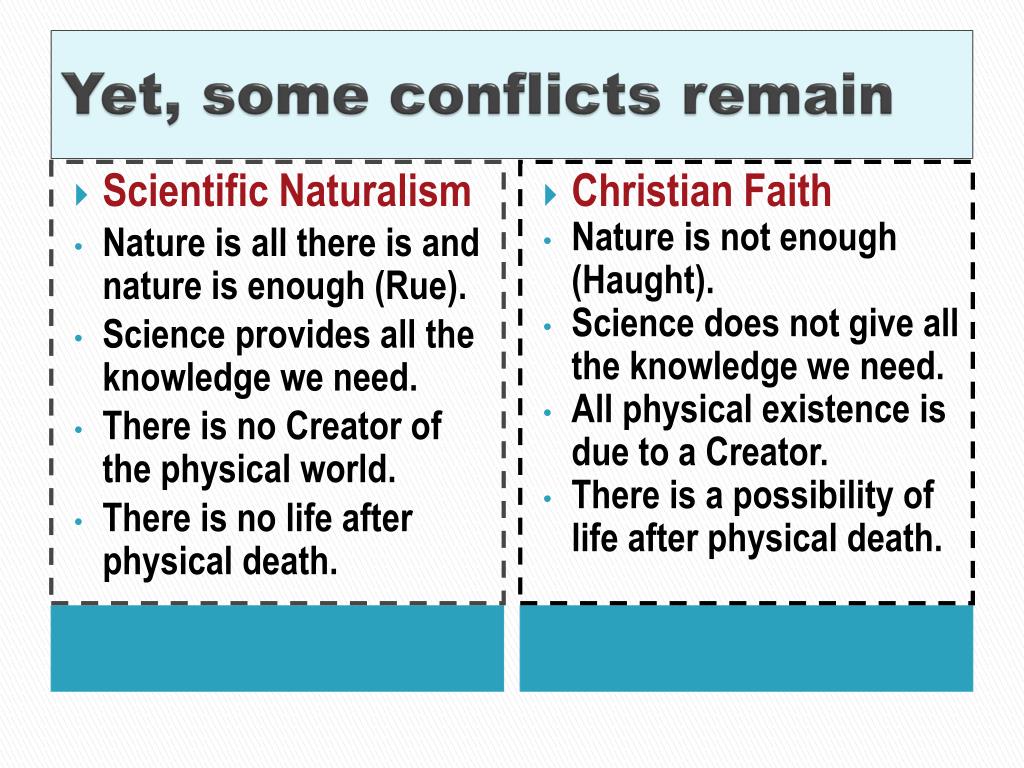 PPT - Science and Faith: Conflict, Contrast, or Convergence? PowerPoint ...