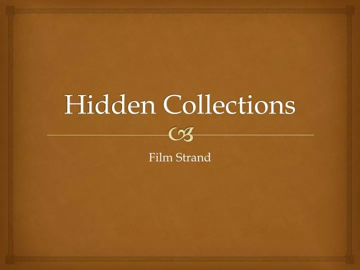 PPT - Hidden Collections PowerPoint Presentation, free download - ID ...
