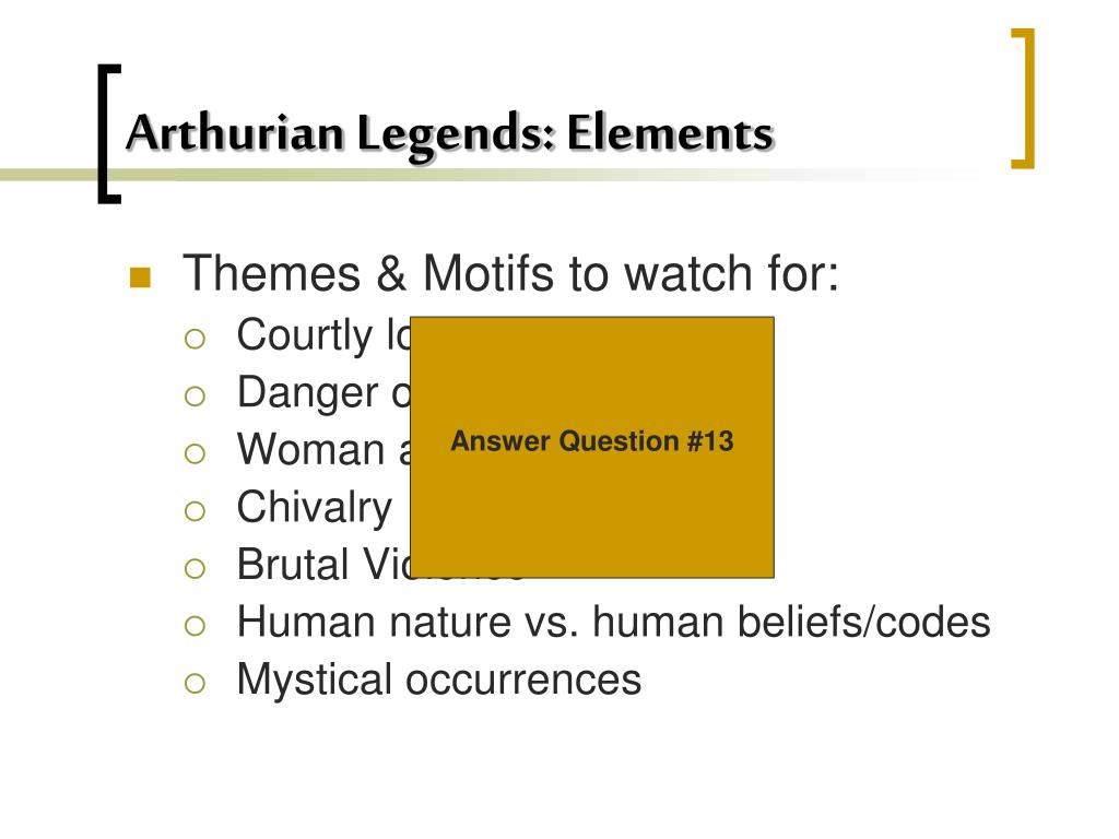 PPT - The Medieval Period 1066-1485 and Arthurian Legends PowerPoint ...
