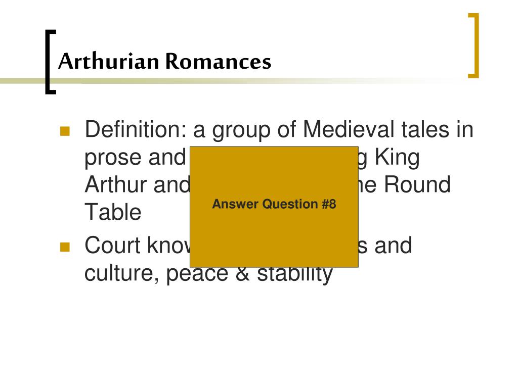 PPT - The Medieval Period 1066-1485 and Arthurian Legends PowerPoint ...