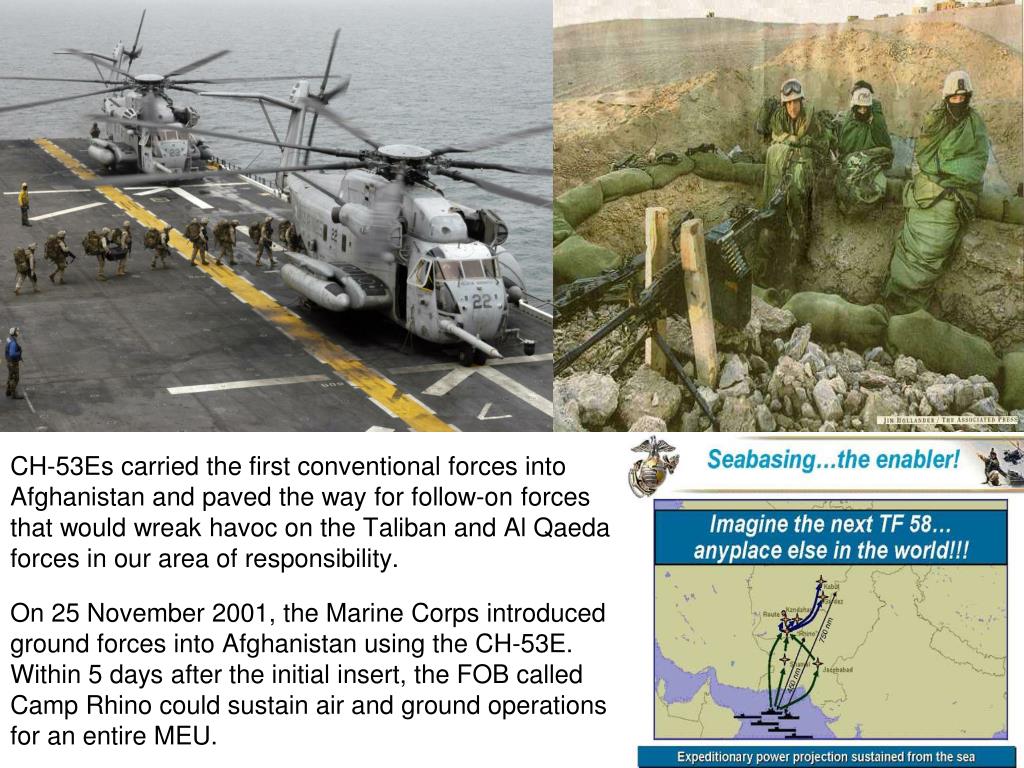 PPT - Task Force 58:Naval Expeditionary Operations FOB RHINO to ...