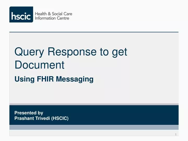 PPT - Query Response to get Document PowerPoint Presentation, free ...