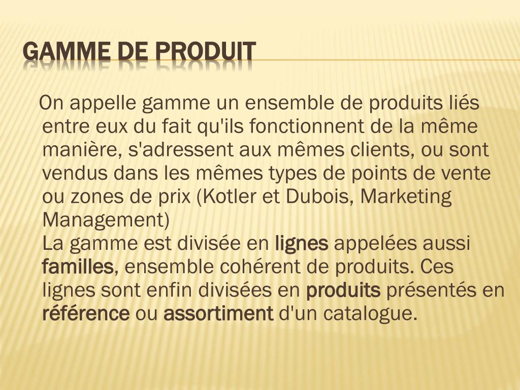 PPT - première année master mention marketing module : marketing ...