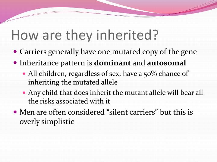 PPT - Breast & Ovarian Cancer: BRCA1 and BRCA2 PowerPoint Presentation ...