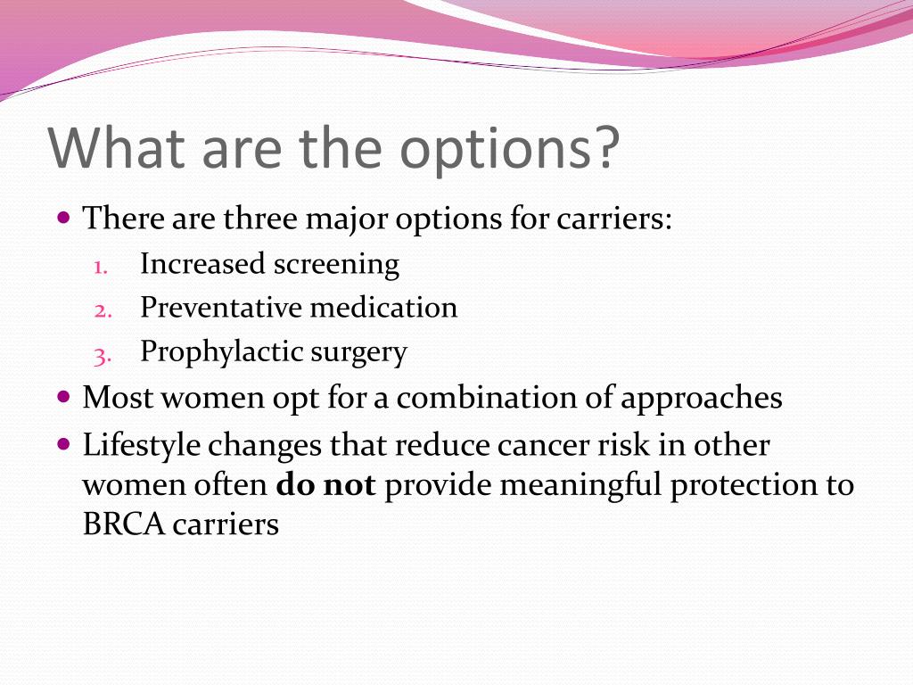 PPT - Breast & Ovarian Cancer: BRCA1 and BRCA2 PowerPoint Presentation ...