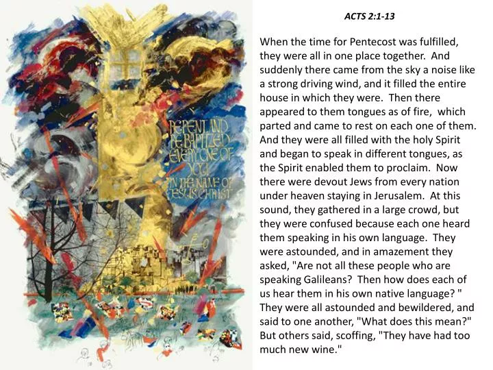 PPT - ACTS 2:1-13 PowerPoint Presentation, free download - ID:2198843