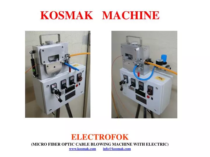 PPT - KOSMAK MACHINE PowerPoint Presentation, free download - ID:2198898