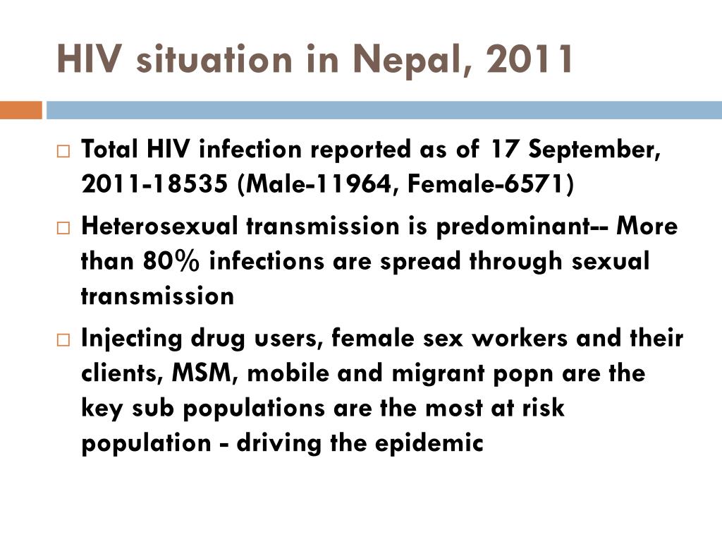 PPT - Country Presentation (Drugs and HIV/AIDS) – Nepal PowerPoint ...